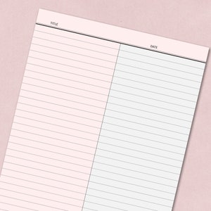 150+150pages[pink]goodnotes, Notability Notetaking Paper Templates ...