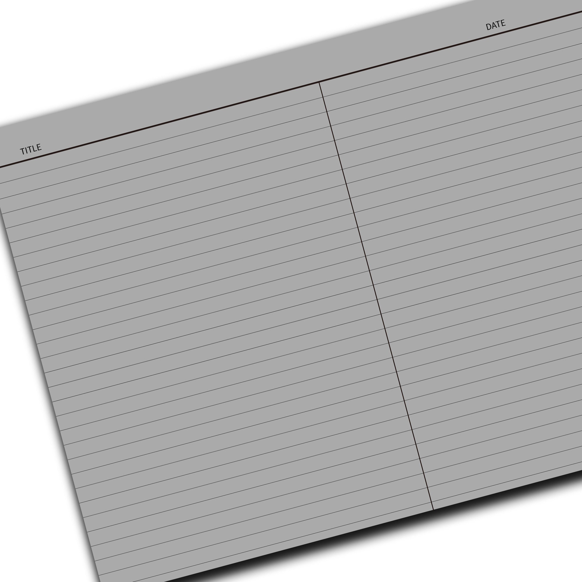 150+150pages[gray+black]goodnotes, Notability Notetaking Paper ...