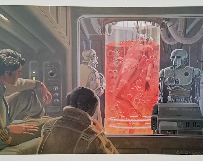 Vintage 1980 Star Wars the Empire Strikes Back Luke in Hoth Bacta Tank ...