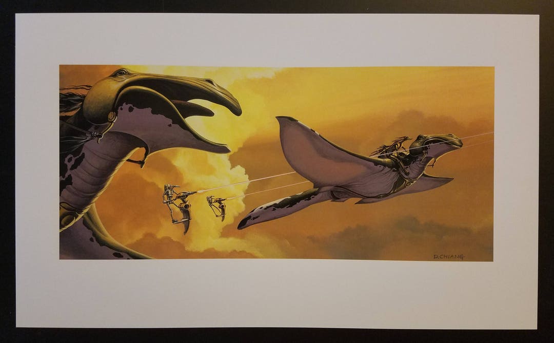 Vintage 1999 Star Wars the Phantom Menace Gungans Take to the Air by ...