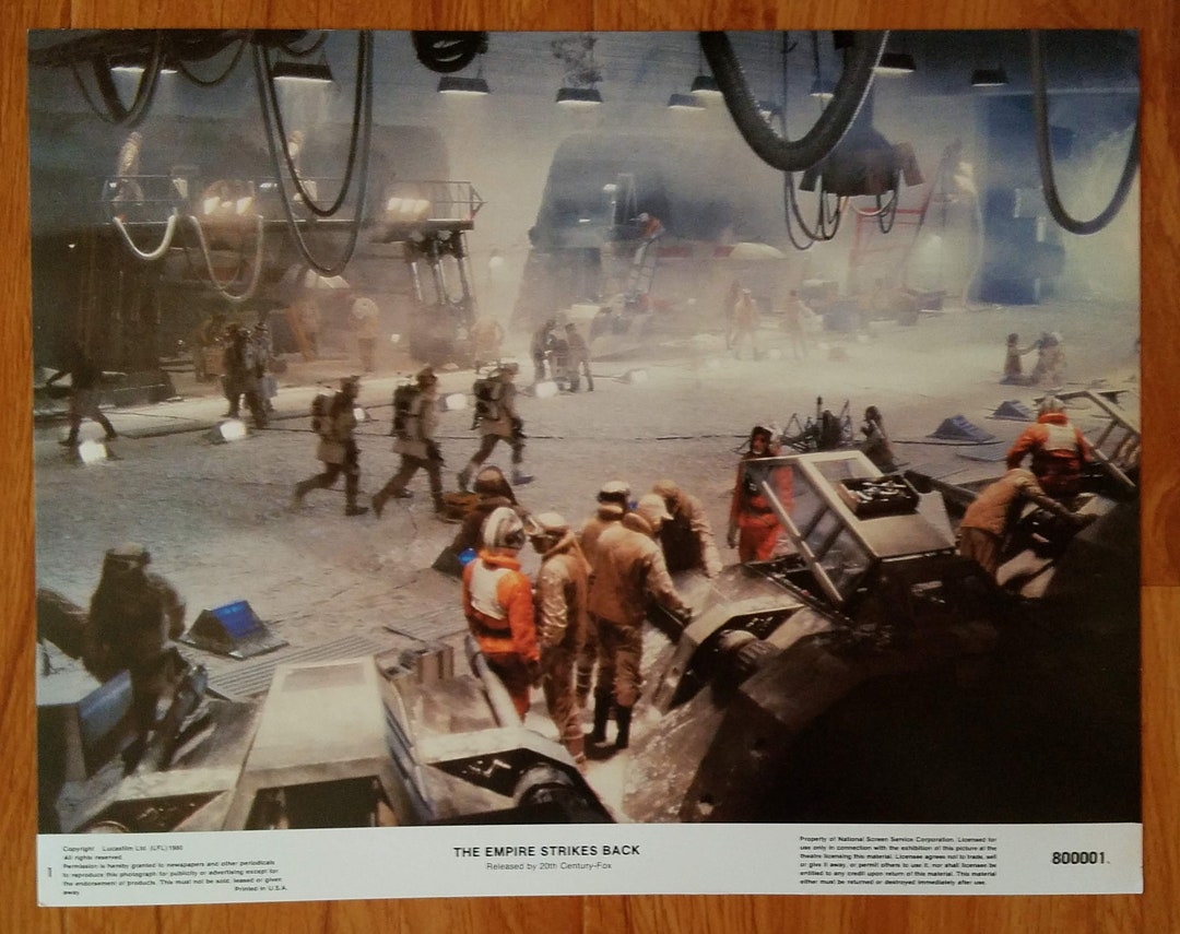 Vintage 1980 Star Wars the Empire Strikes Back "snowspeeders in Hoth ...