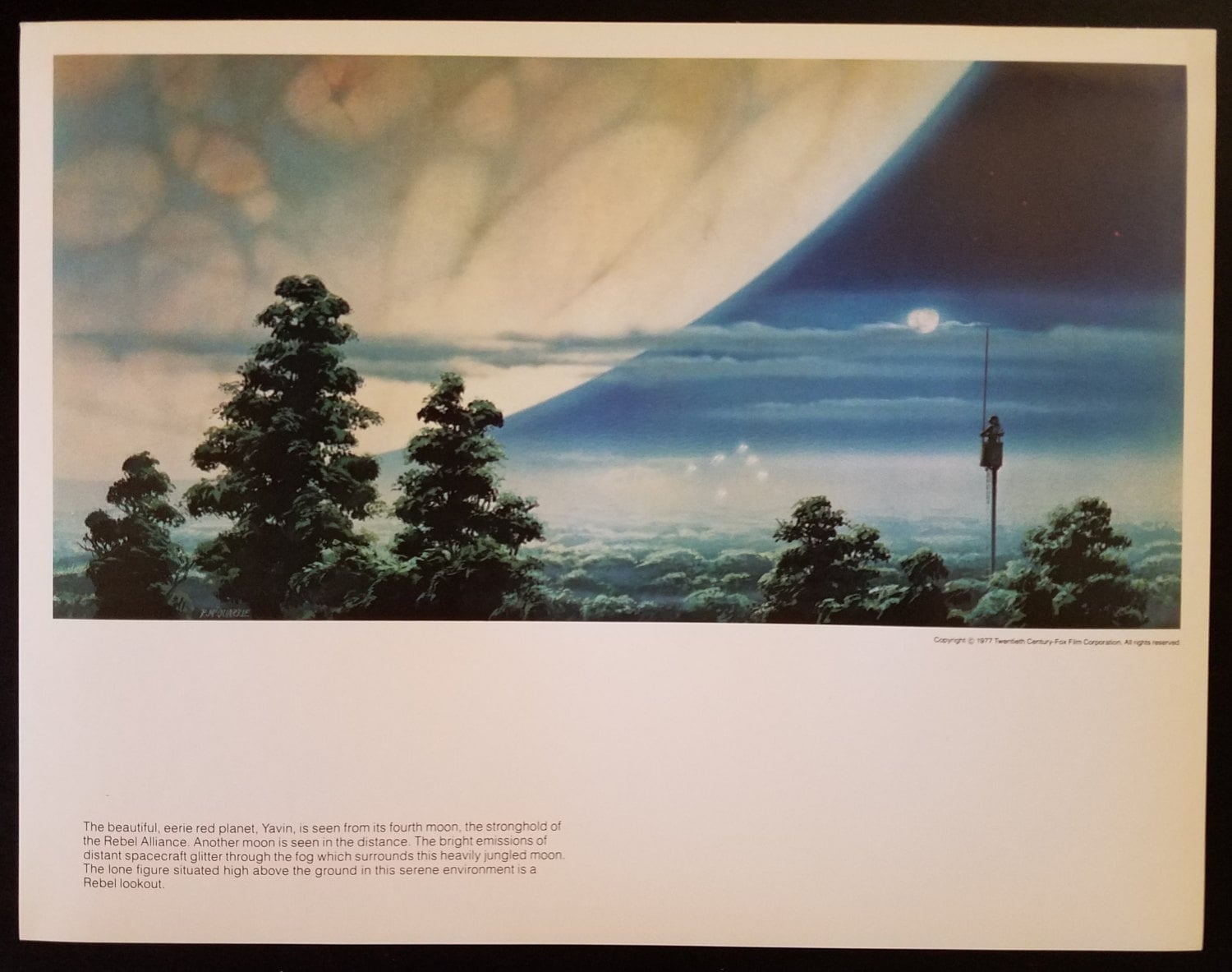 Vintage 1978 Star Wars A New Hope Jawa Sandcrawler by Ralph McQuarrie ...