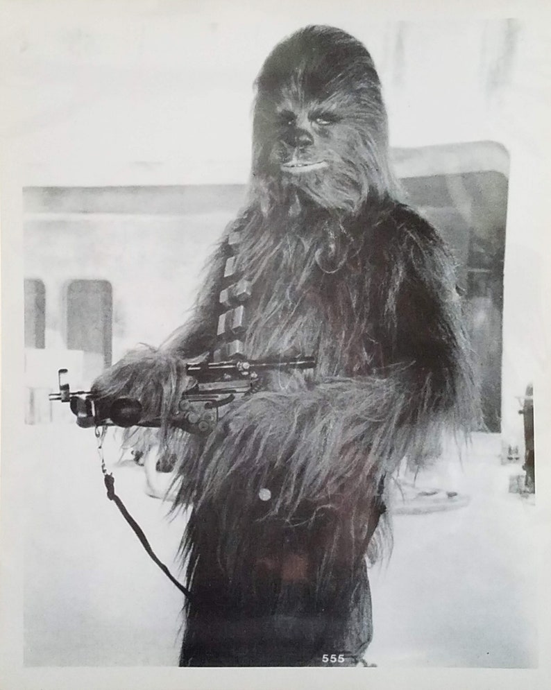 Vintage 1977 Star Wars A New Hope Chewbacca 8 X 10 B&W Photo - Etsy
