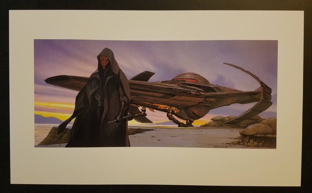 Vintage 1999 Star Wars the Phantom Menace Darth Maul With Sith ...