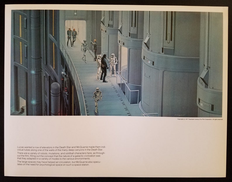 Vintage 1978 Star Wars A New Hope Death Star Elevators by - Etsy