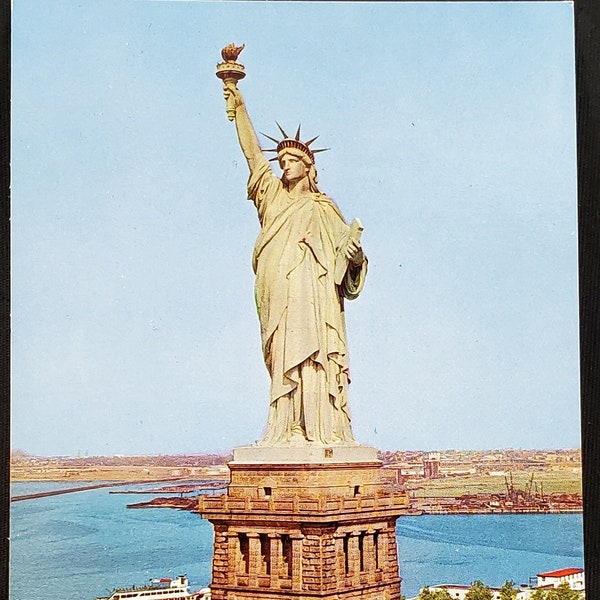 Statue of Liberty Postcards - Etsy