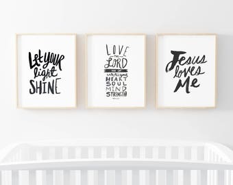 Christian nursery | Etsy