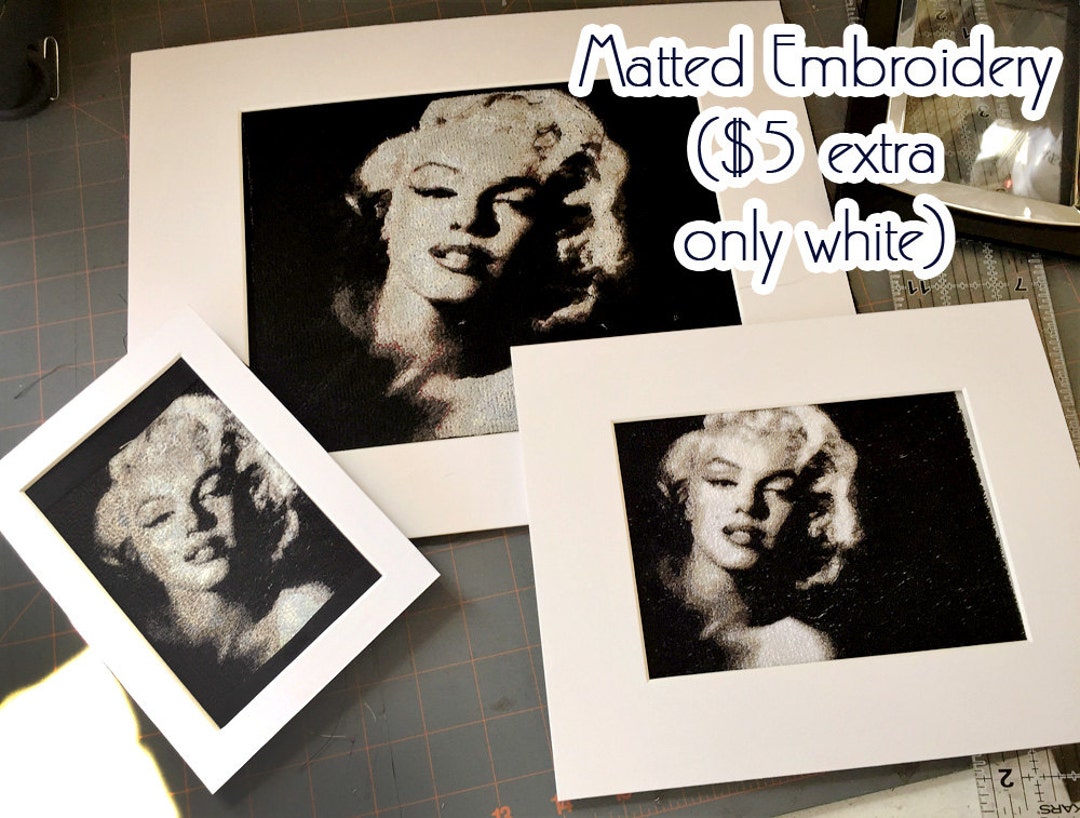 Iconic Famous People Embroidery - Etsy