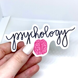 Psychology Sticker, Gift for Psychologists, Gift for College Students ...