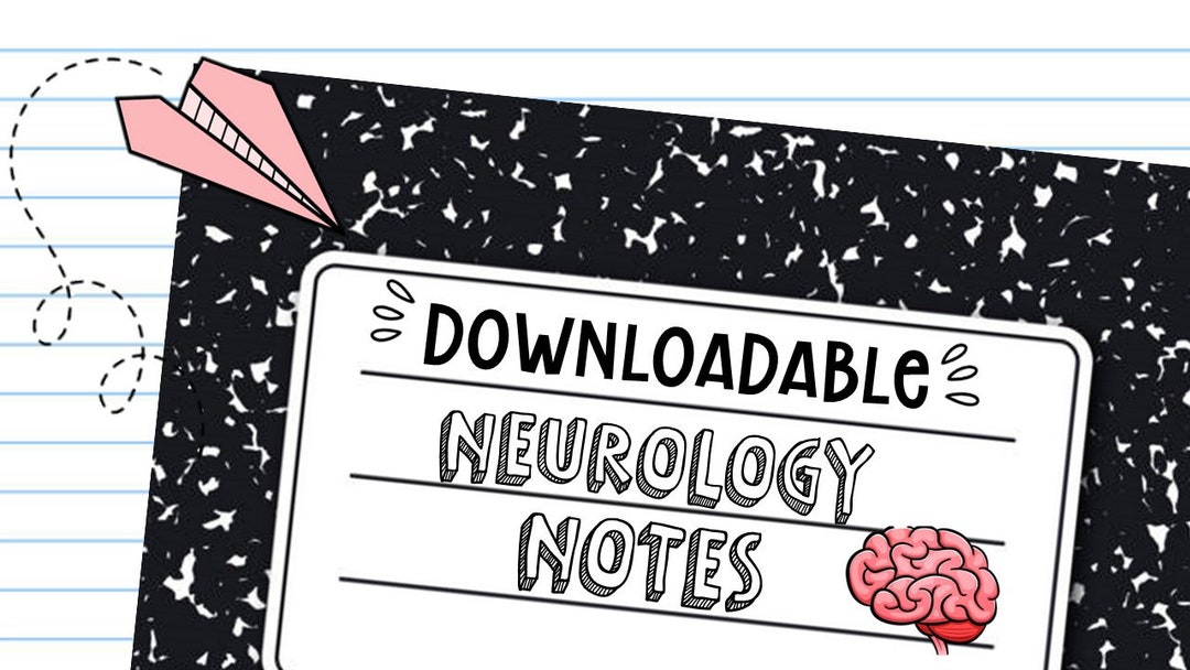 Neurology Notes: Med School Quick Reference Guide (PDF) - Etsy New Zealand