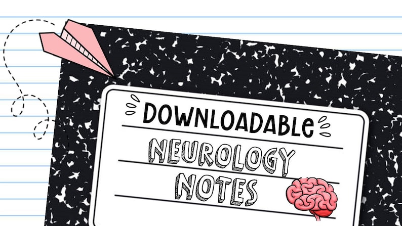 Neurology Notes: Med School Quick Reference Guide (PDF) - Etsy