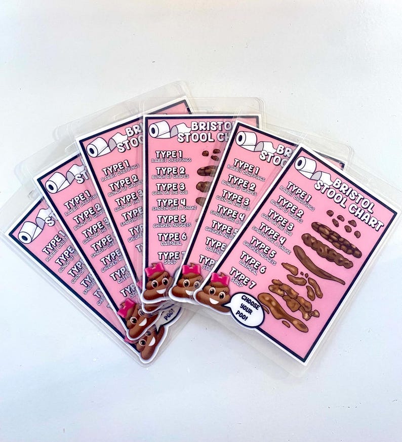 Bristol Stool Chart Badge Tag: Healthcare GI Reference - Etsy