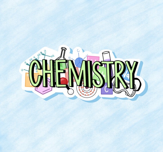 Chemistry Sticker Science Sticker Chemistry Major Premed | Etsy