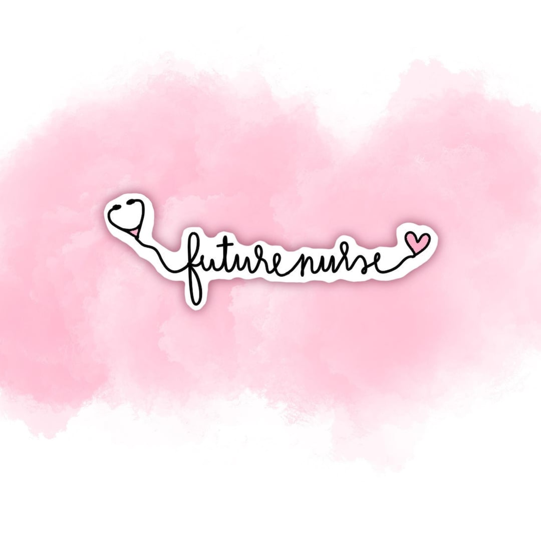 Future Nurse Vinyl Sticker: Nursing Student Gift - Etsy