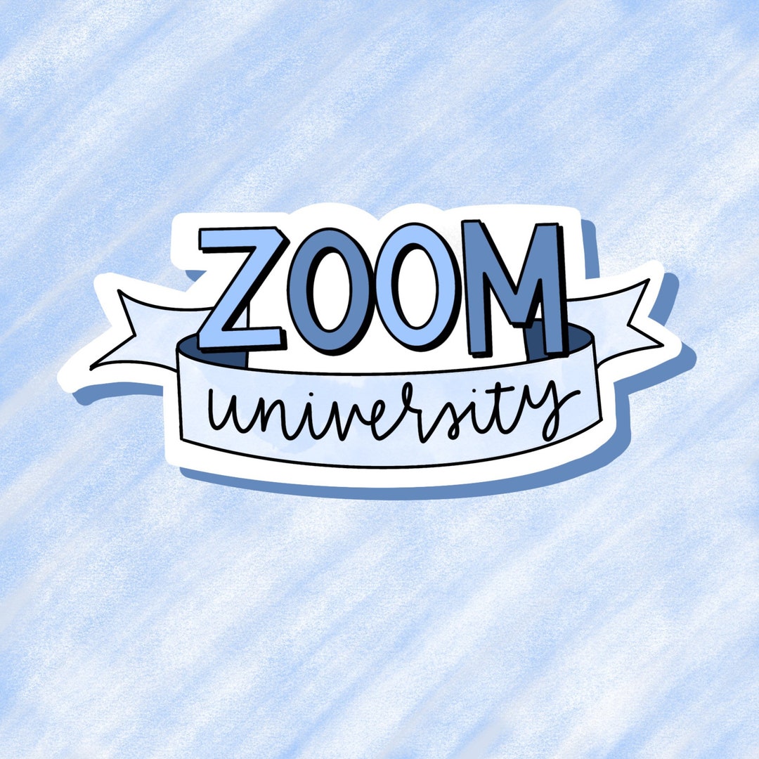 Zoom University Sticker, Zoom Sticker, College Student Sticker, Laptop ...