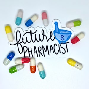 Future Pharmacist Sticker: Waterproof Laptop Decal - Etsy