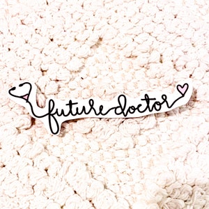 Future Doctor Sticker: Pre-med Student Gift, Waterproof Laptop Decal - Etsy