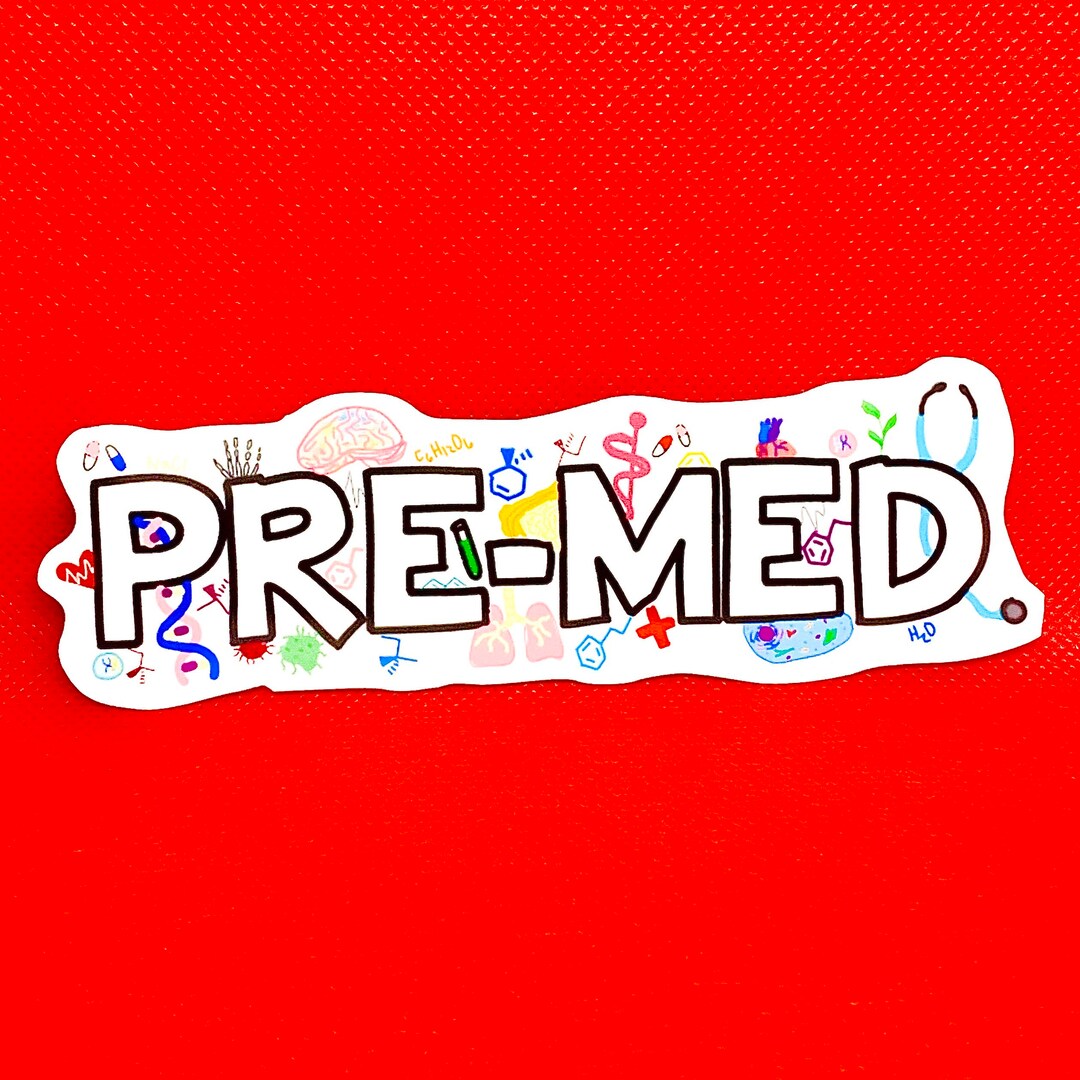 Pre-med Sticker, Gifts for Pre-meds, Pre-med Student, Gifts for College ...