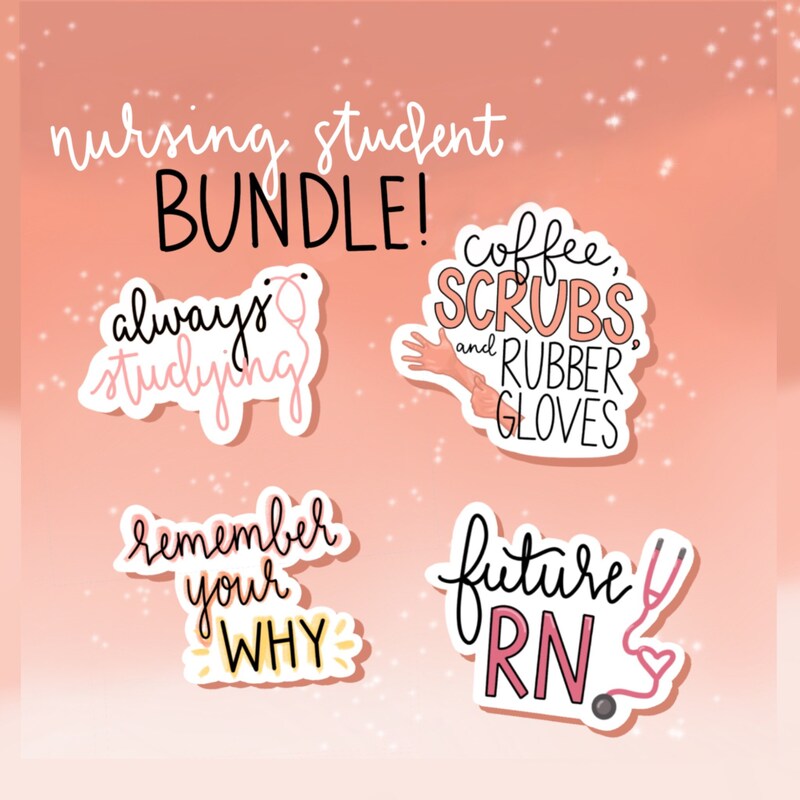 Nursing Stickers - Etsy