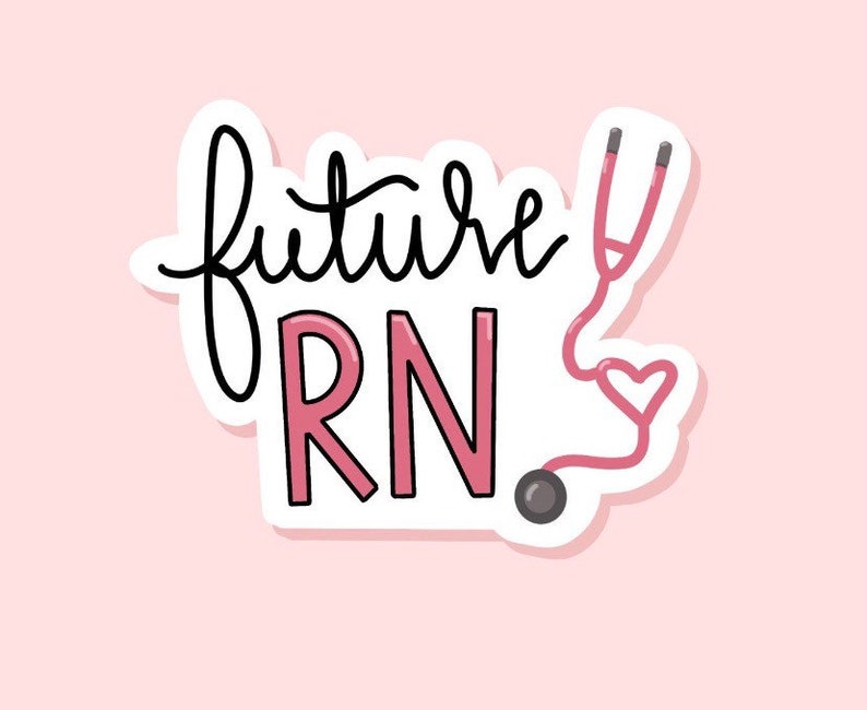 Future RN Sticker: Matte Vinyl Nursing Student Gift - Etsy