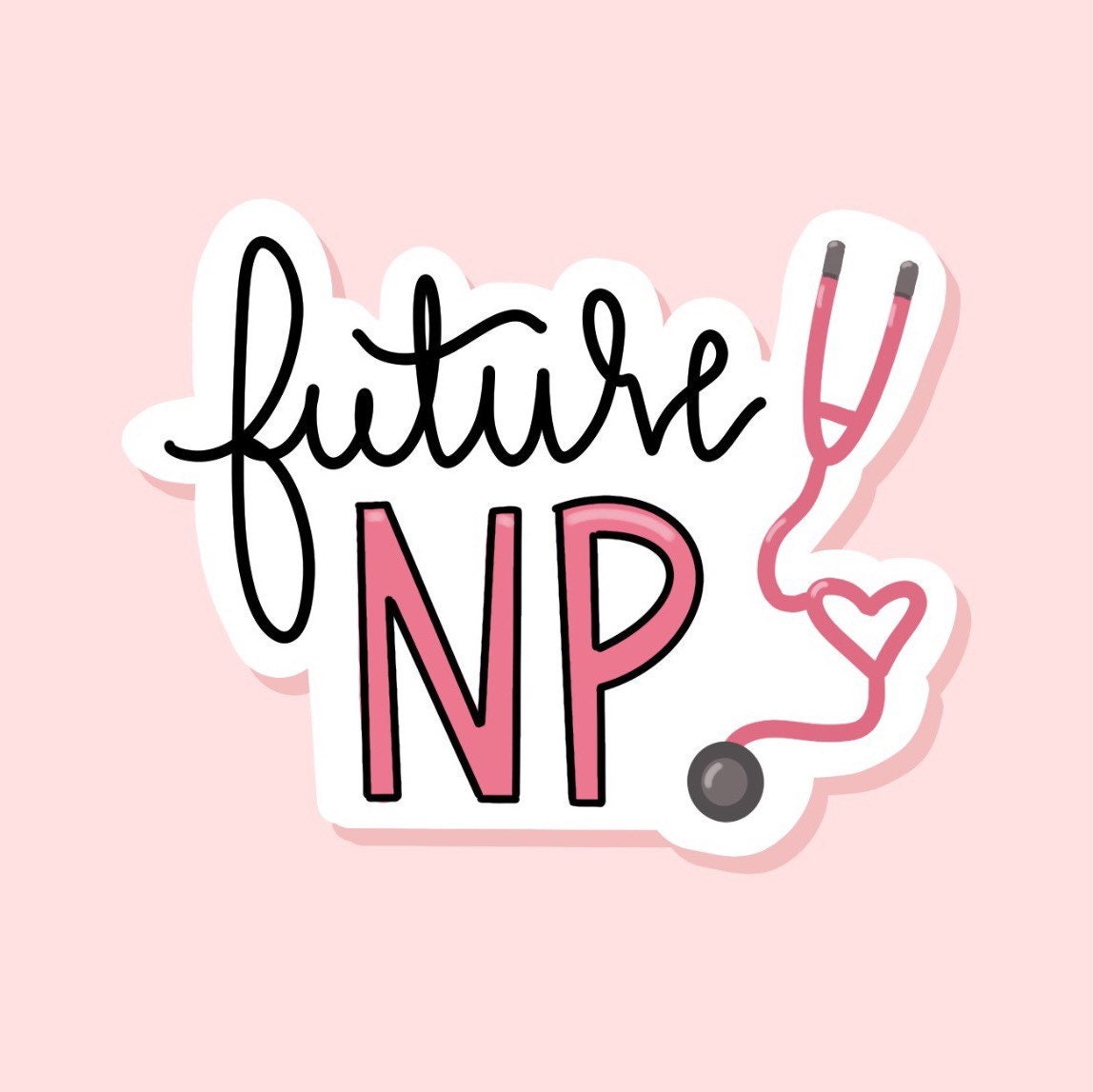 Future Nurse Practitioner Sticker Future NP Sticker Nurse - Etsy