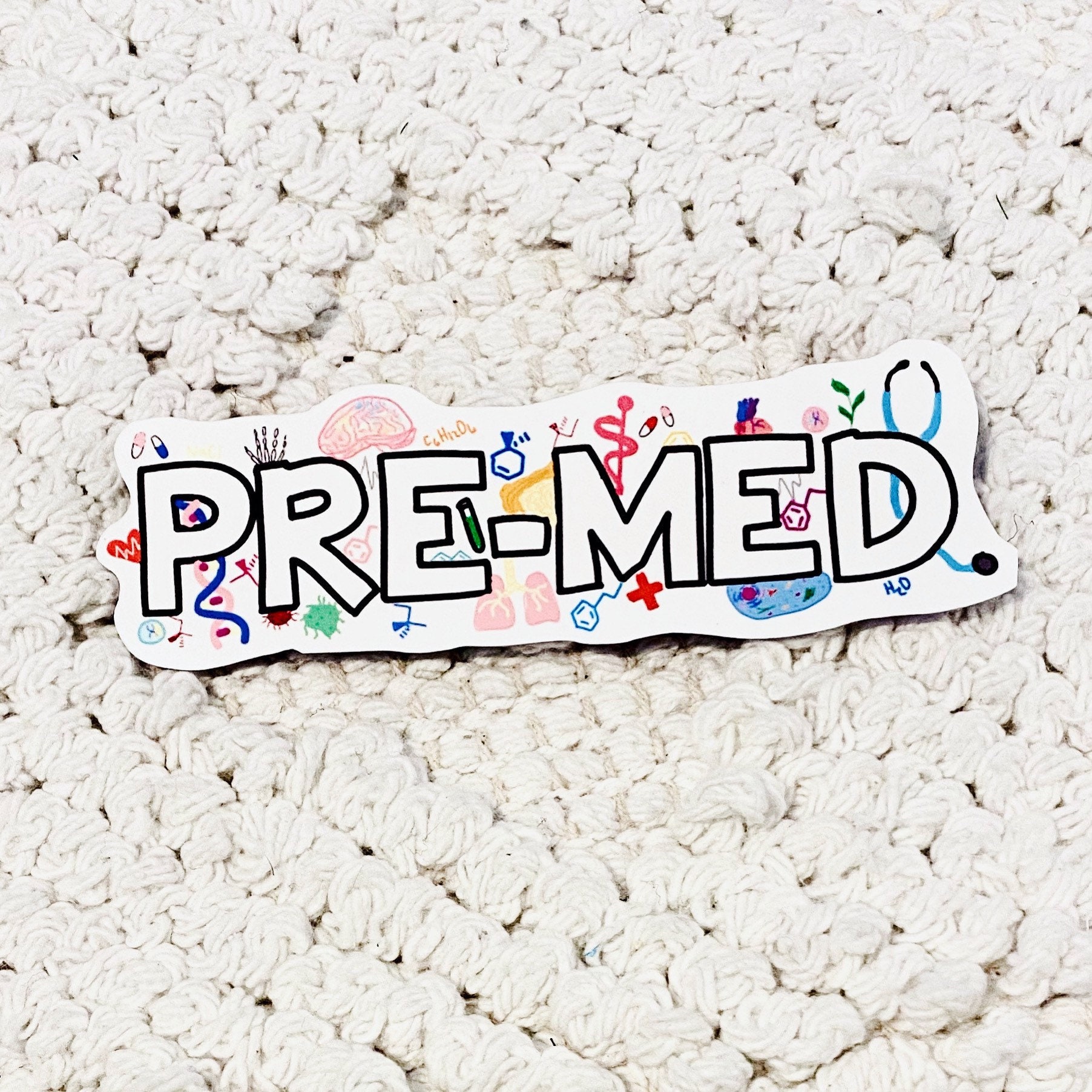 Pre-med Sticker Gifts for Pre-meds Pre-med Student Gifts | Etsy