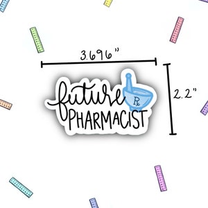 Future Pharmacist Sticker: Waterproof Laptop Decal - Etsy