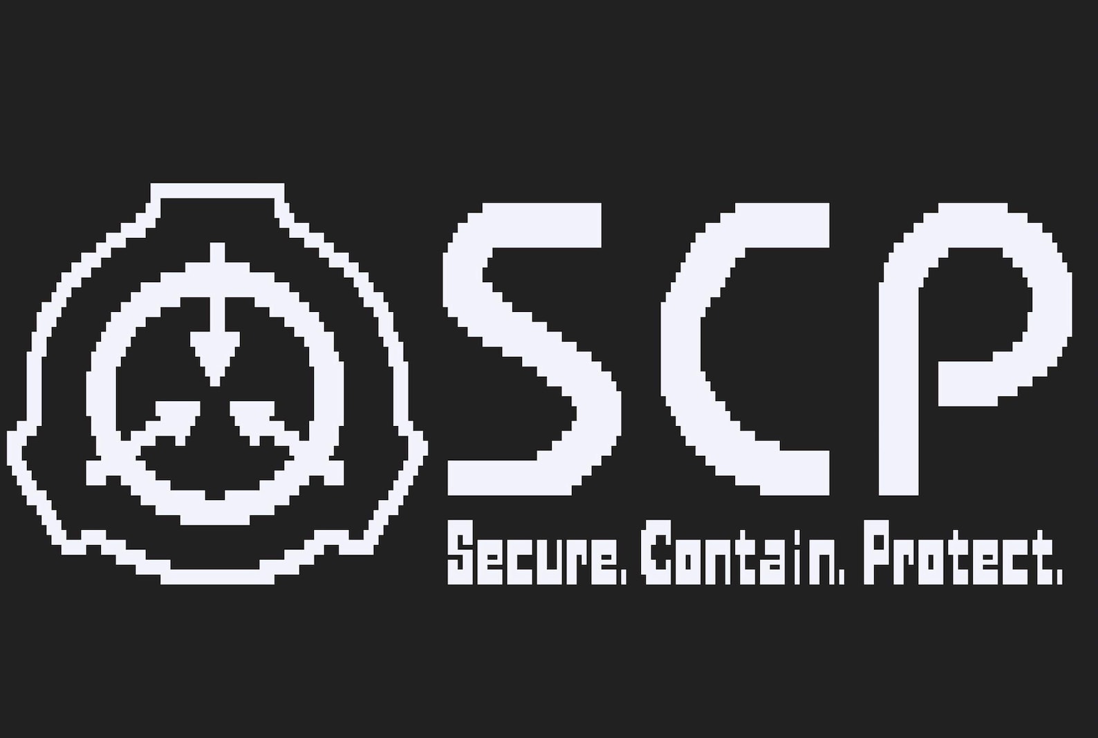 SCP Containment Breach Logo Overlay Mosaic Crochet Pattern - Etsy