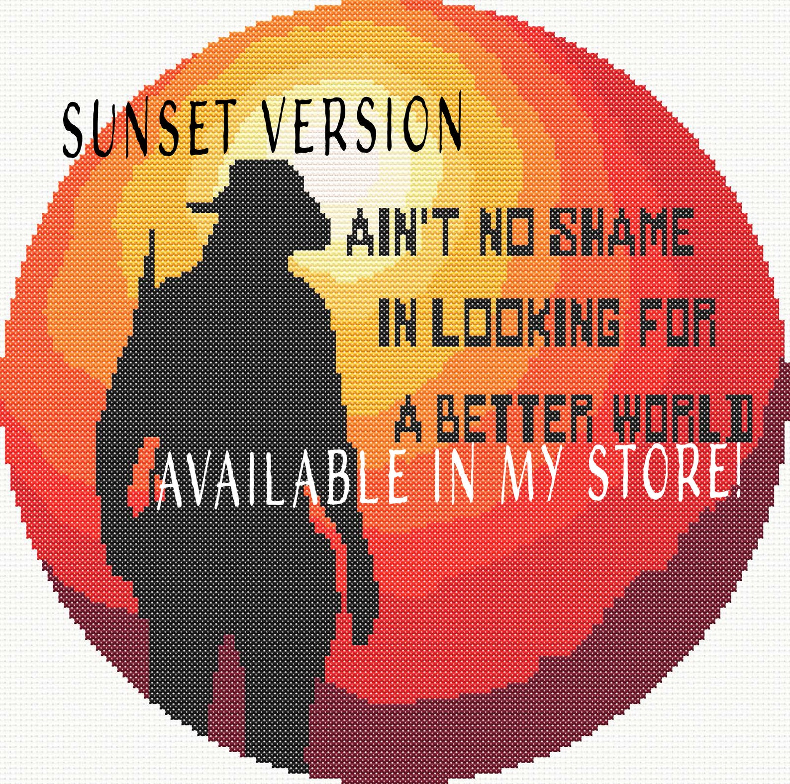 RDR2 Arthur Quote and Silhouette Cross Stitch - Etsy