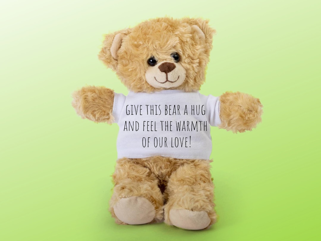 Big Brown Teddy Bear Snuggle Teddy Bear Sympathy Teddy Bear - Etsy