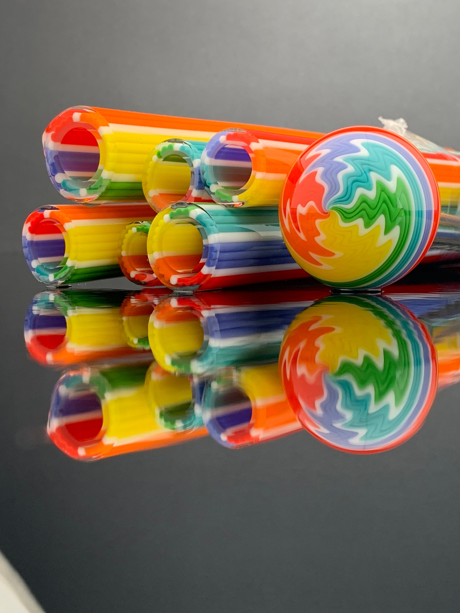 Rainbow Bright Vac Stack Colored Borosilicate Glass Tubing - Etsy