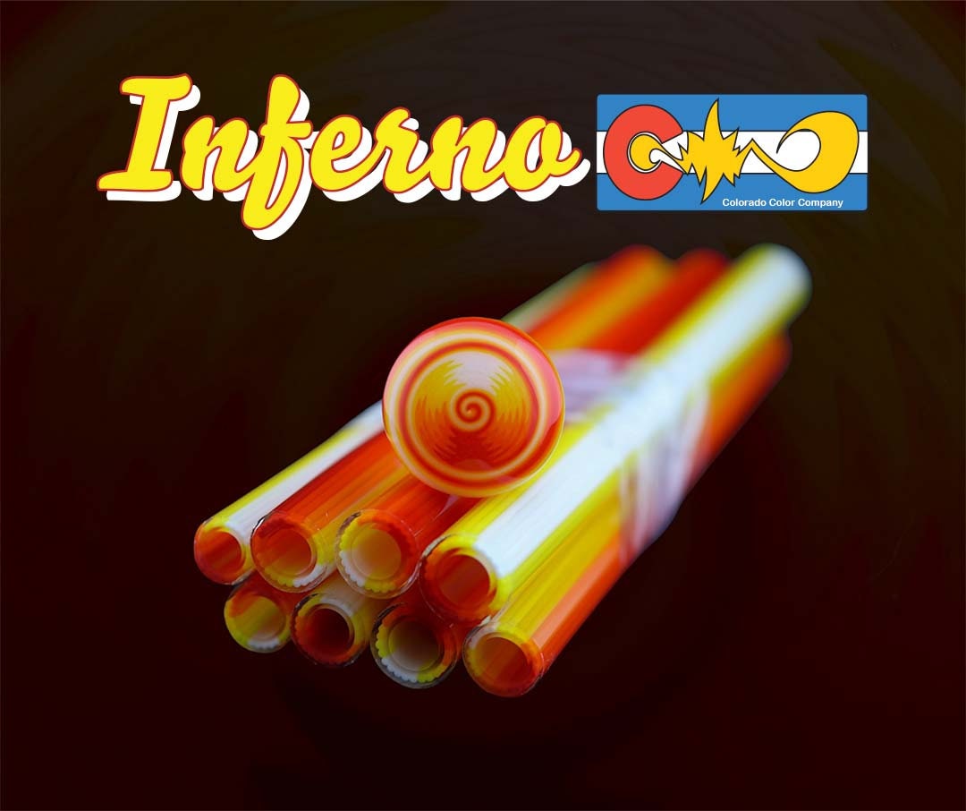 Inferno - Vac Stack - Colored Borosilicate Glass Tubing - COE 33 ...