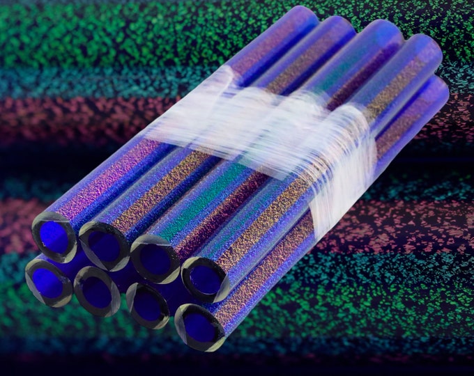 Trout Dichroic Tubing - Cobalt Core Layer - Borosilicate Glass - Etsy