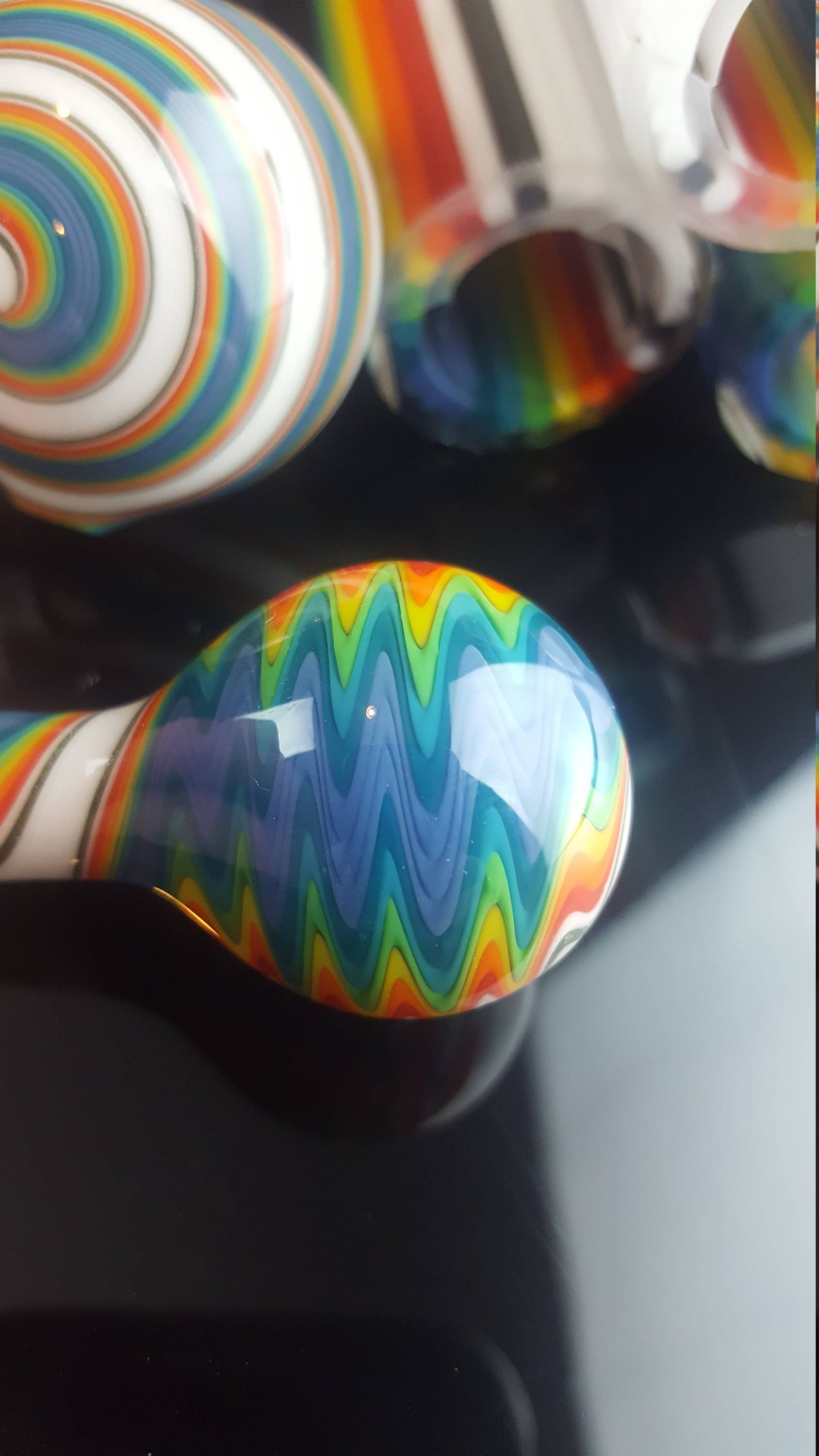 Candy Land 50/50 Vac Stack Colored Borosilicate Glass | Etsy