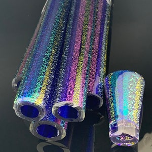 Spectrum Dichroic Tubing - Cobalt Core Layer - Borosilicate Glass - Etsy