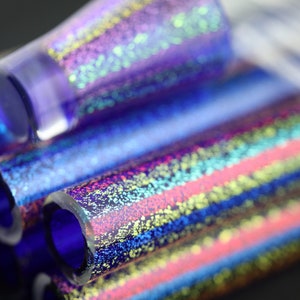 Spectrum Dichroic Tubing - Cobalt Core Layer - Borosilicate Glass - Etsy