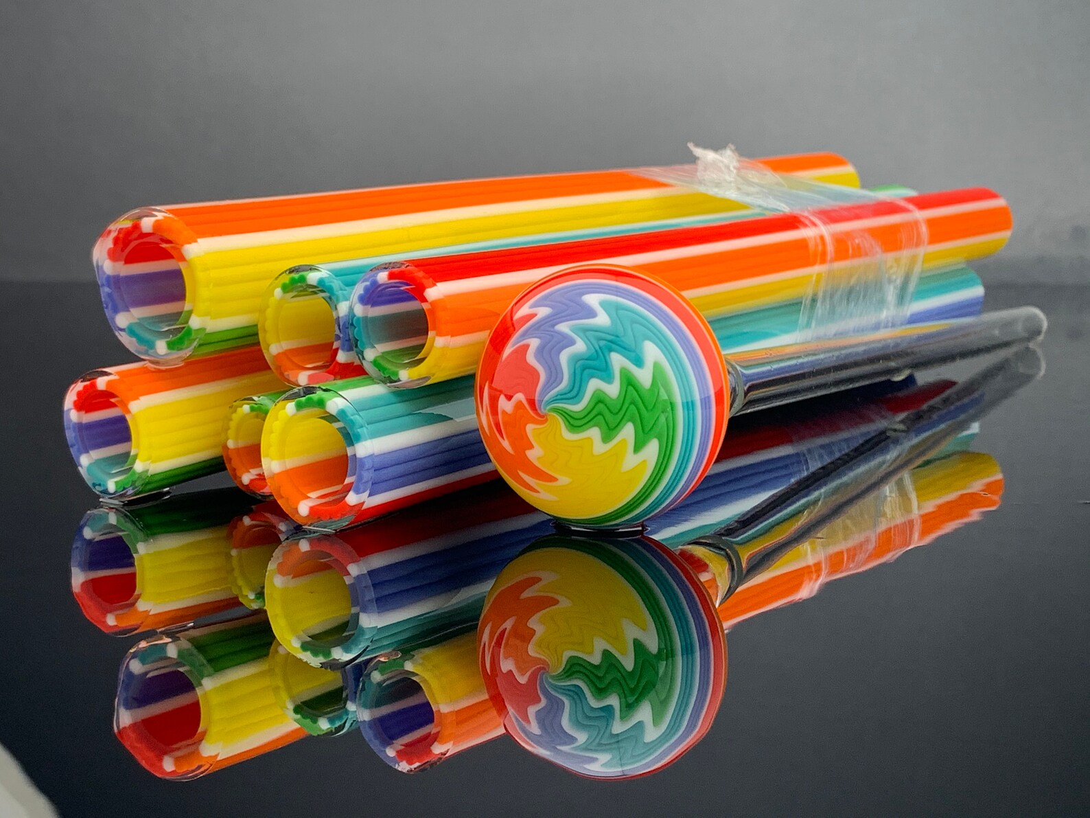 Rainbow Bright Vac Stack Colored Borosilicate Glass Tubing - Etsy