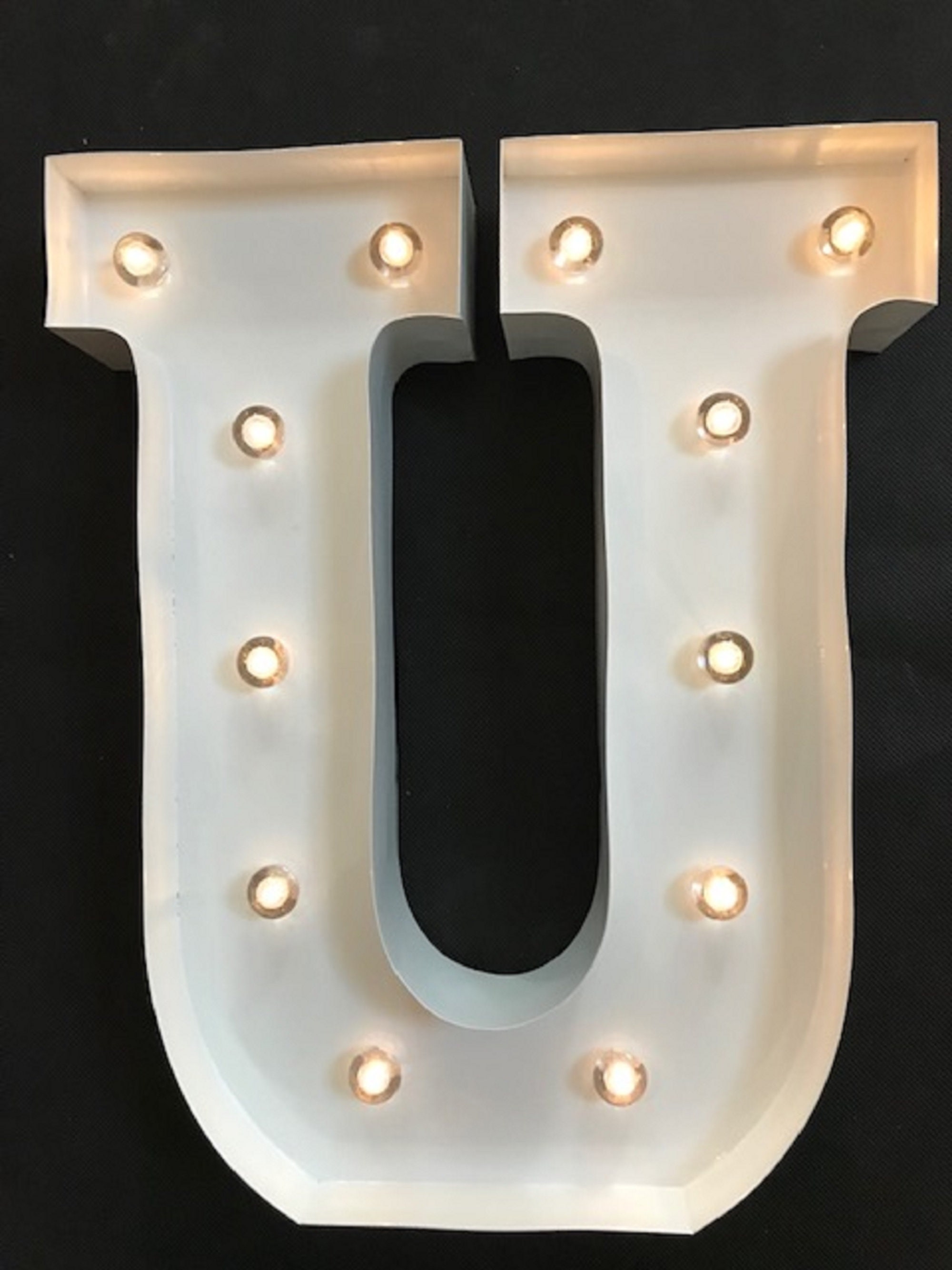 Blue Circus Letters U