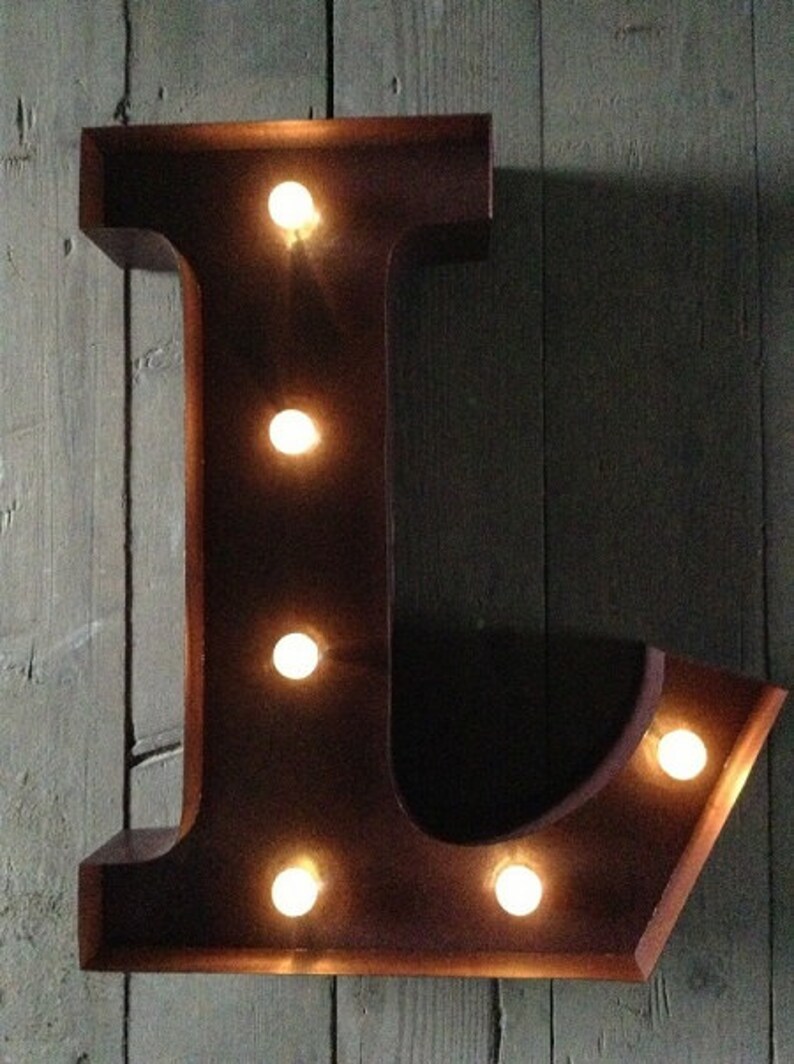 LED Carnival Circus Light up Alphabet Letters Large 33 Cm | Etsy UK