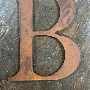 Vintage Industrial Rusty Metal Large 12 Alphabet Letters BAR - Etsy