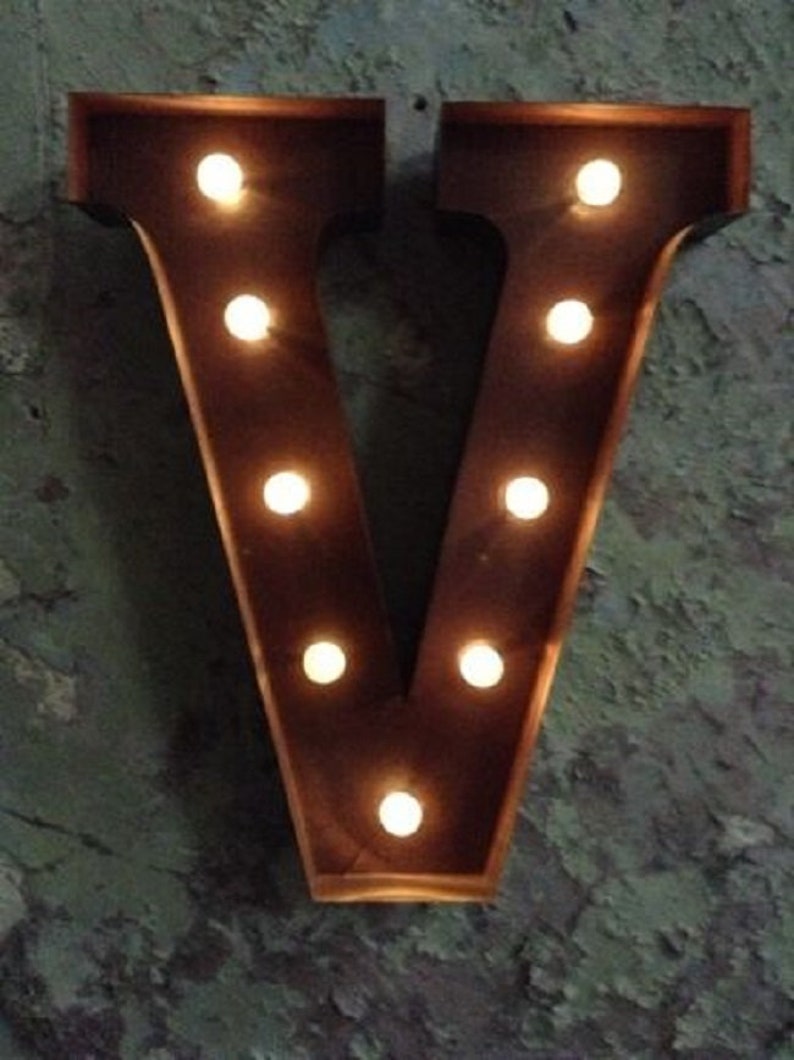 LED Carnival Circus Light up Alphabet Letters Large 33 Cm | Etsy UK