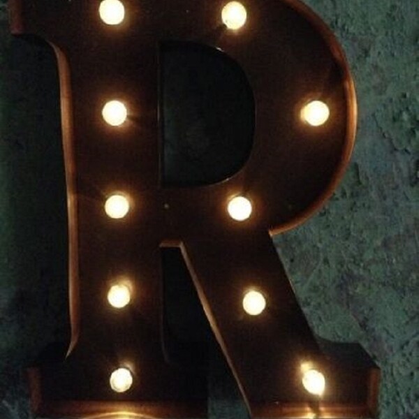 Metal Letter R - Etsy