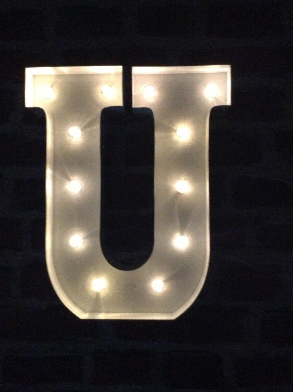 Blue Circus Letters U