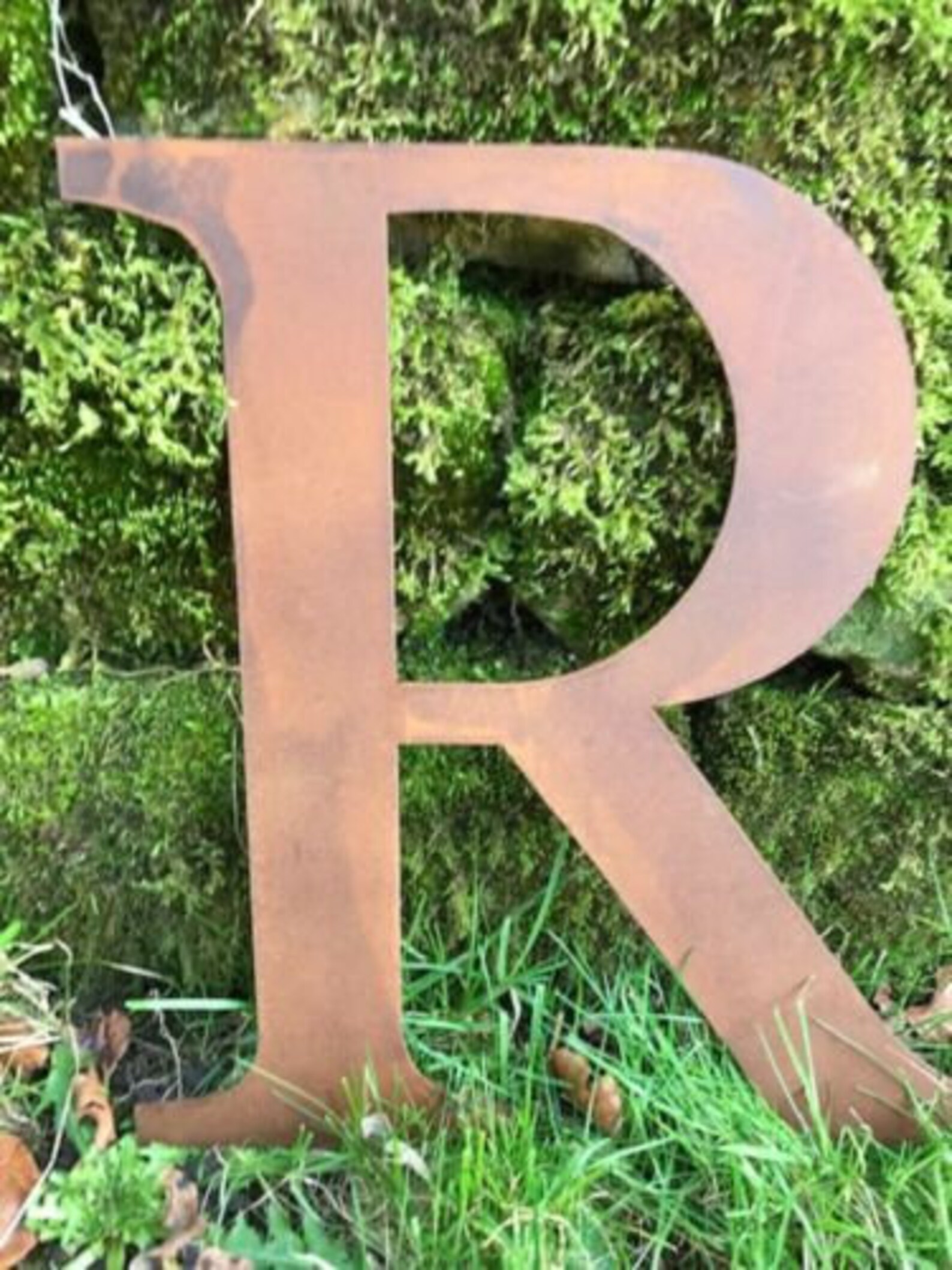 Vintage Industrial Rusty Metal Large 12 Alphabet Letters BAR - Etsy
