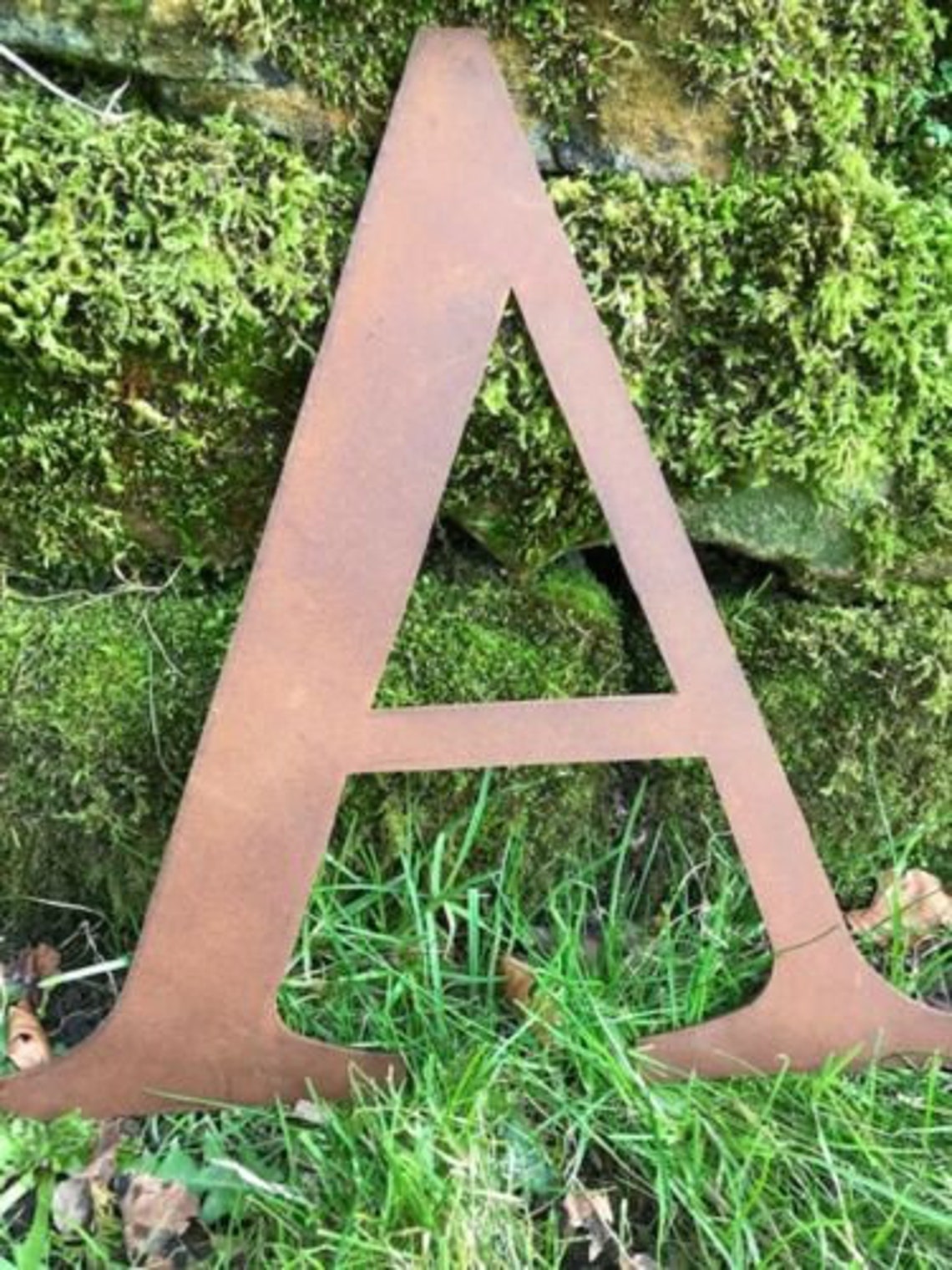 Vintage Industrial Rusty Metal Large 12 Alphabet Letters | Etsy