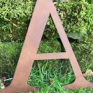 Vintage Industrial Rusty Metal Large 12 Alphabet Letters BAR - Etsy
