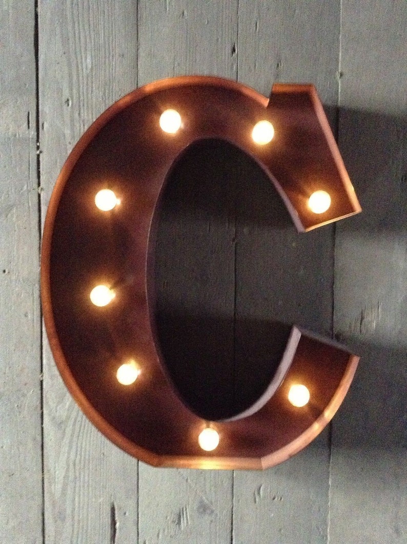 LED Carnival Circus Light up Alphabet Letters Large 33 Cm | Etsy UK