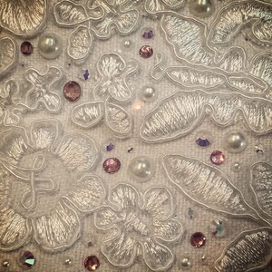 Bridal Wedding Prom Custom Bespoke Lace & Rhinestone High Top Converse ...