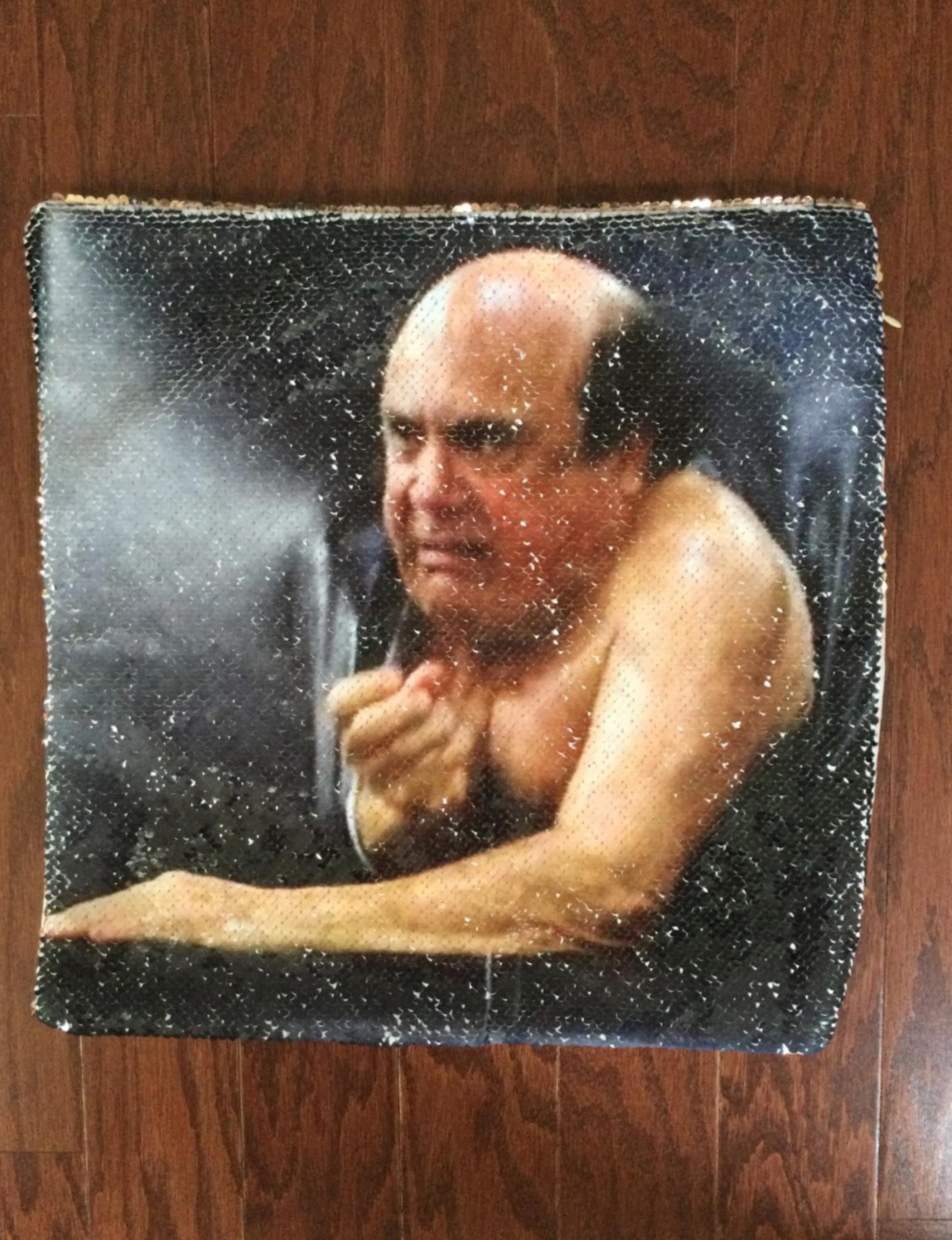 Danny Devito Sequin Pillow - Etsy