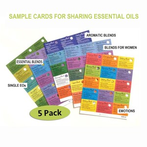 Essential Oil Sample Cards - Etsy